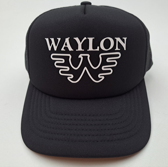 Accessories | Waylon Jennings Retro Vintage Style Trucker Foam Hat Cap ...